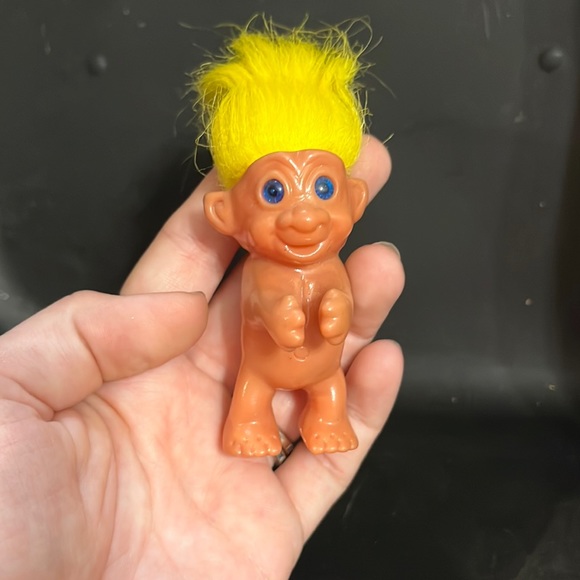 Toys | Vintage Yellow Troll Small Yellow Hair Troll Doll Pencil ...